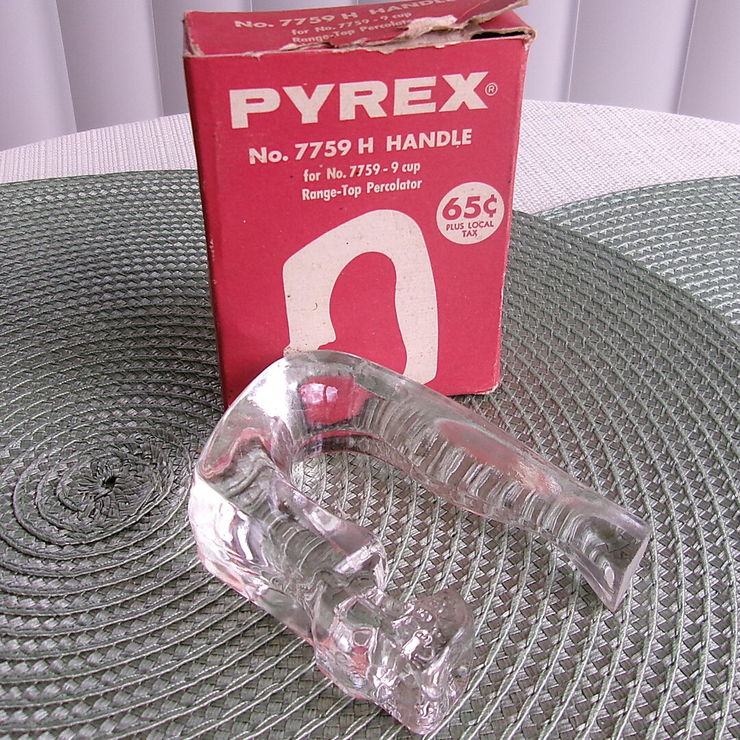 Pyrex Flameware Glass Handle for Percolator, Replacement NIB - Etsy