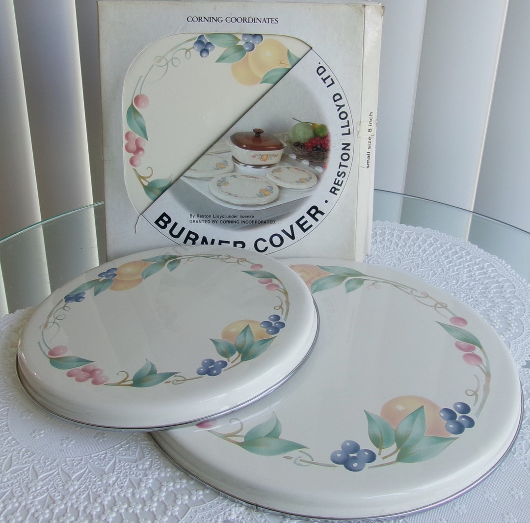 Corelle Abundance Burner Covers, New Old Stock, 5 Pc. - Etsy