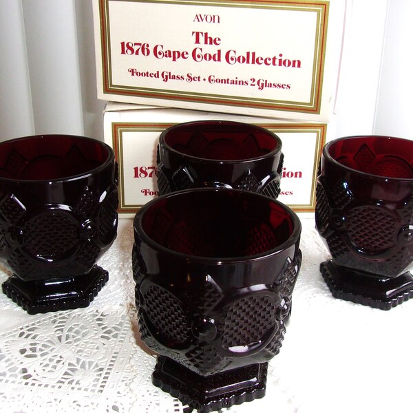 Avon Cape Cod Glassware - Etsy