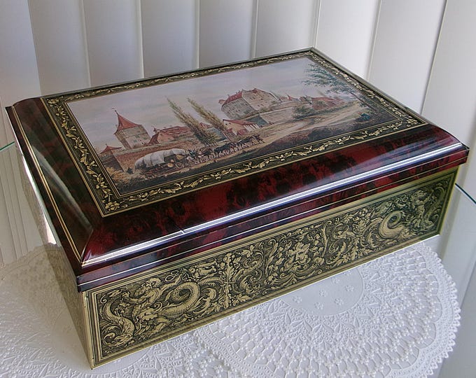 Vintage German Cookie Gingerbread Tin - Etsy