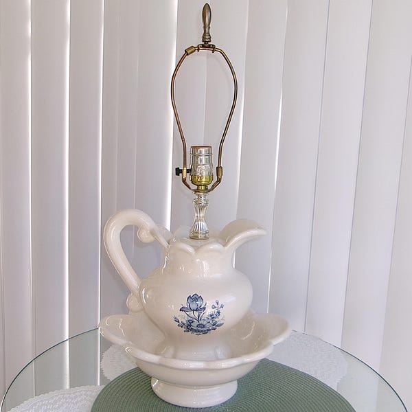 Pitcher Lamp - Etsy