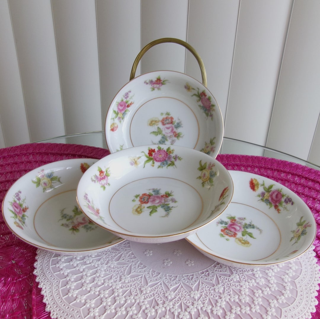 Noritake Phyllis Berry Bowls, Vegetable Bowls, 4 Piece Set - Etsy