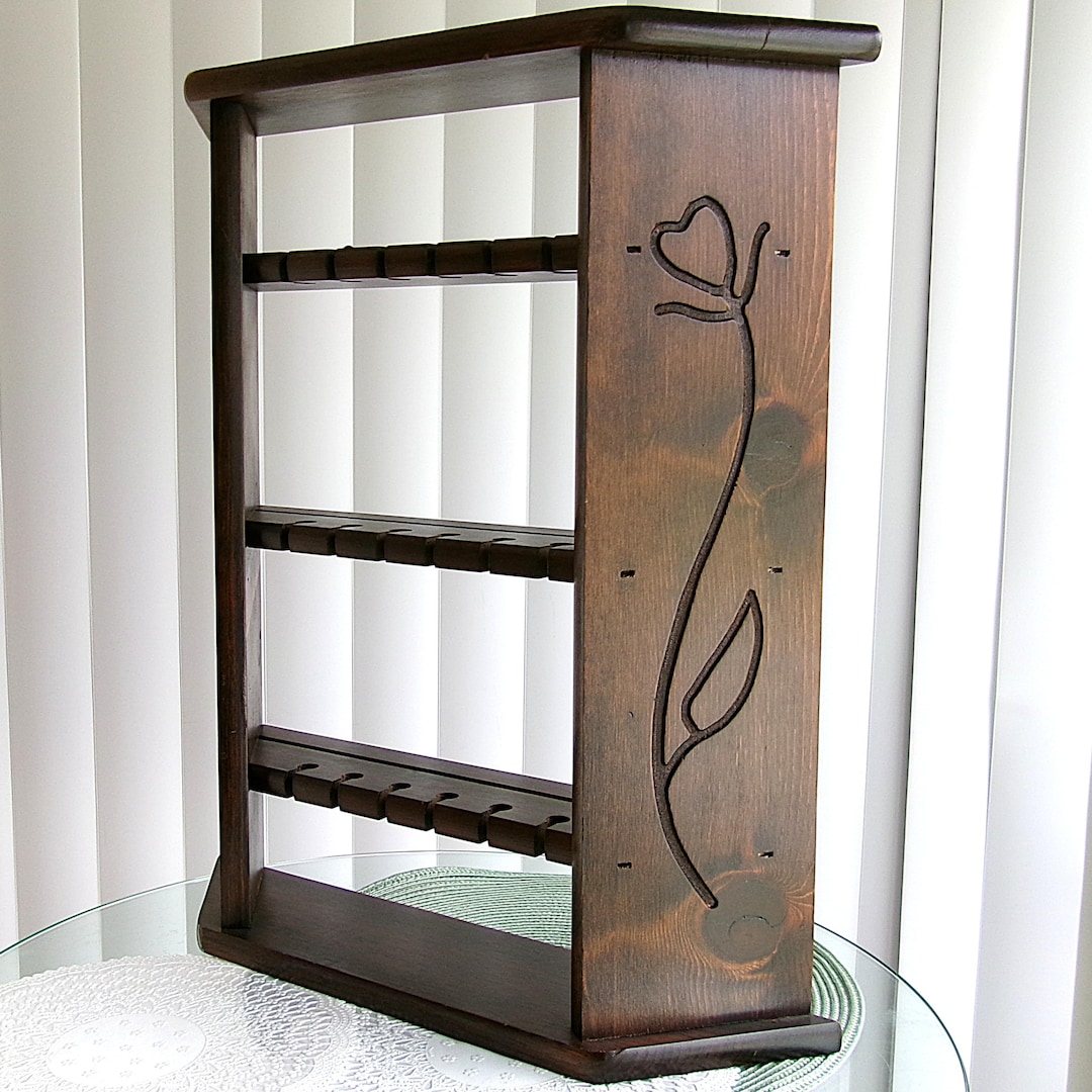 Vintage Wood Teaspoon Display Wall Shelf, Unique - Etsy