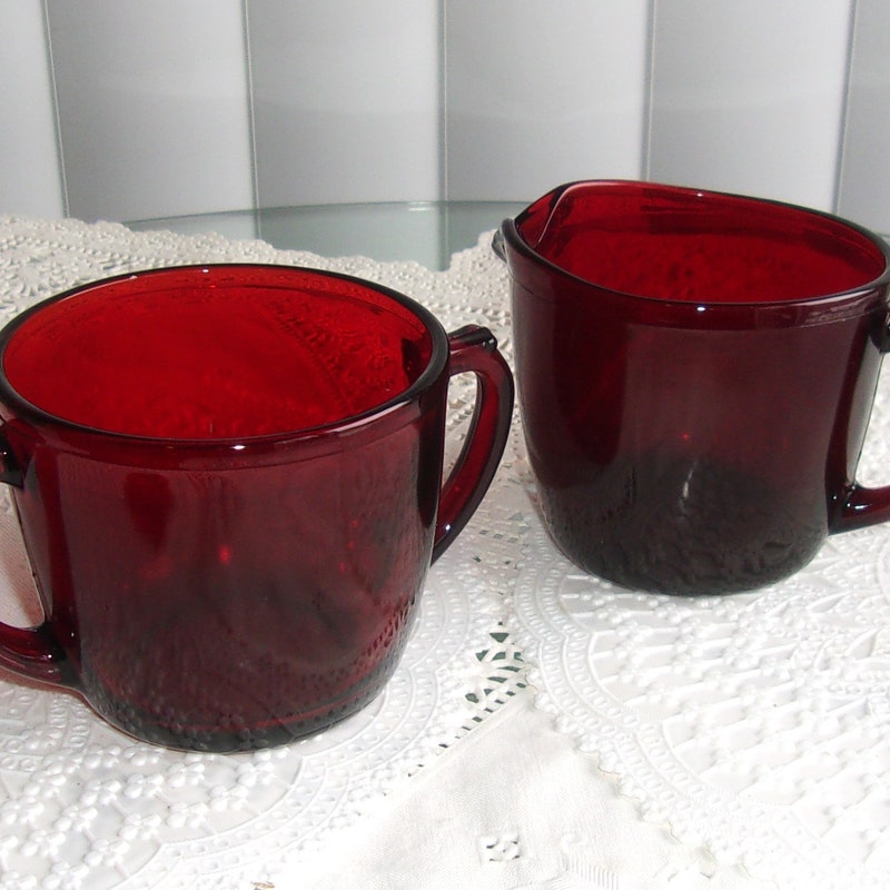 Red Creamer - Etsy