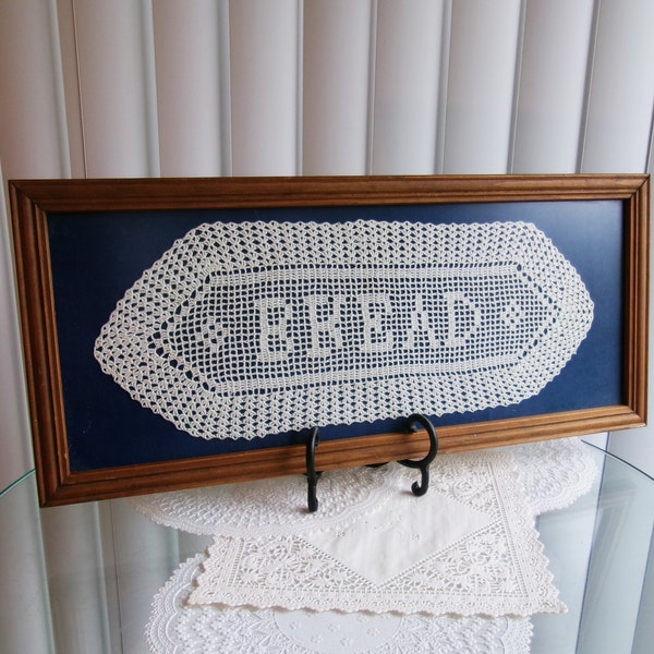 Framed Doily - Etsy