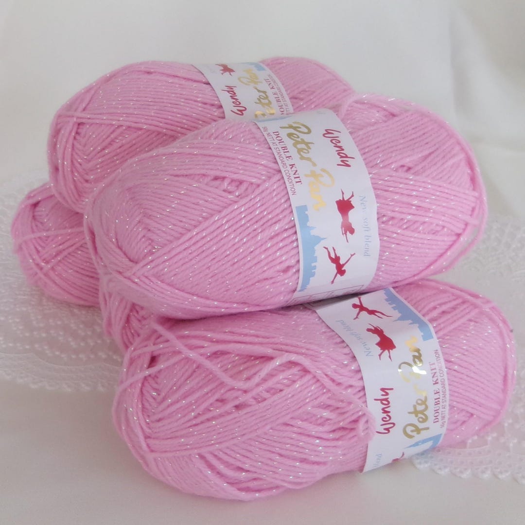 Peter Pan Wendy Baby Yarn Lot of 5, Sparkling Pink, England - Etsy