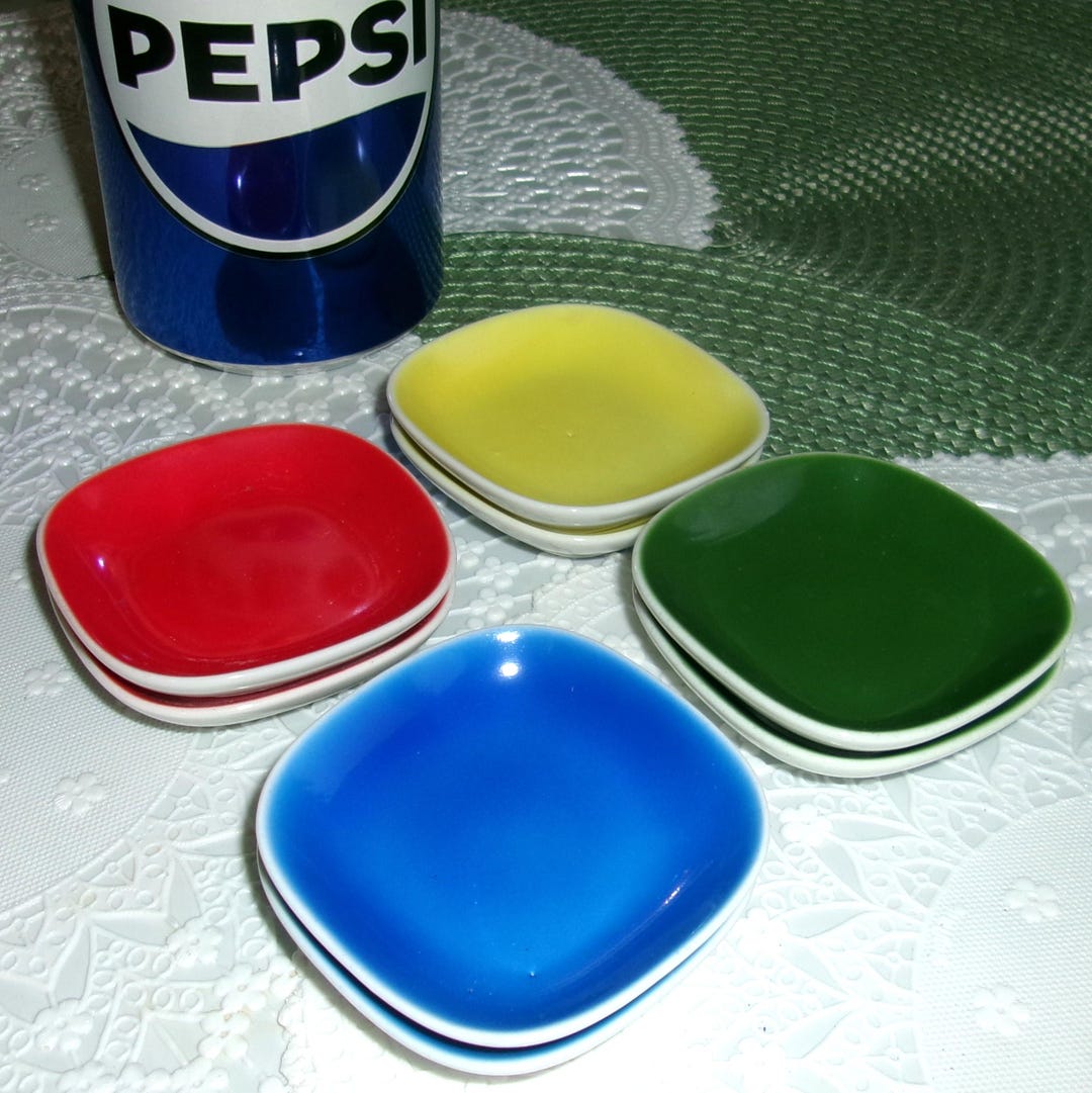 Vintage Set Colorful Butter Pats, Japan, 8 Pc. Set - Etsy