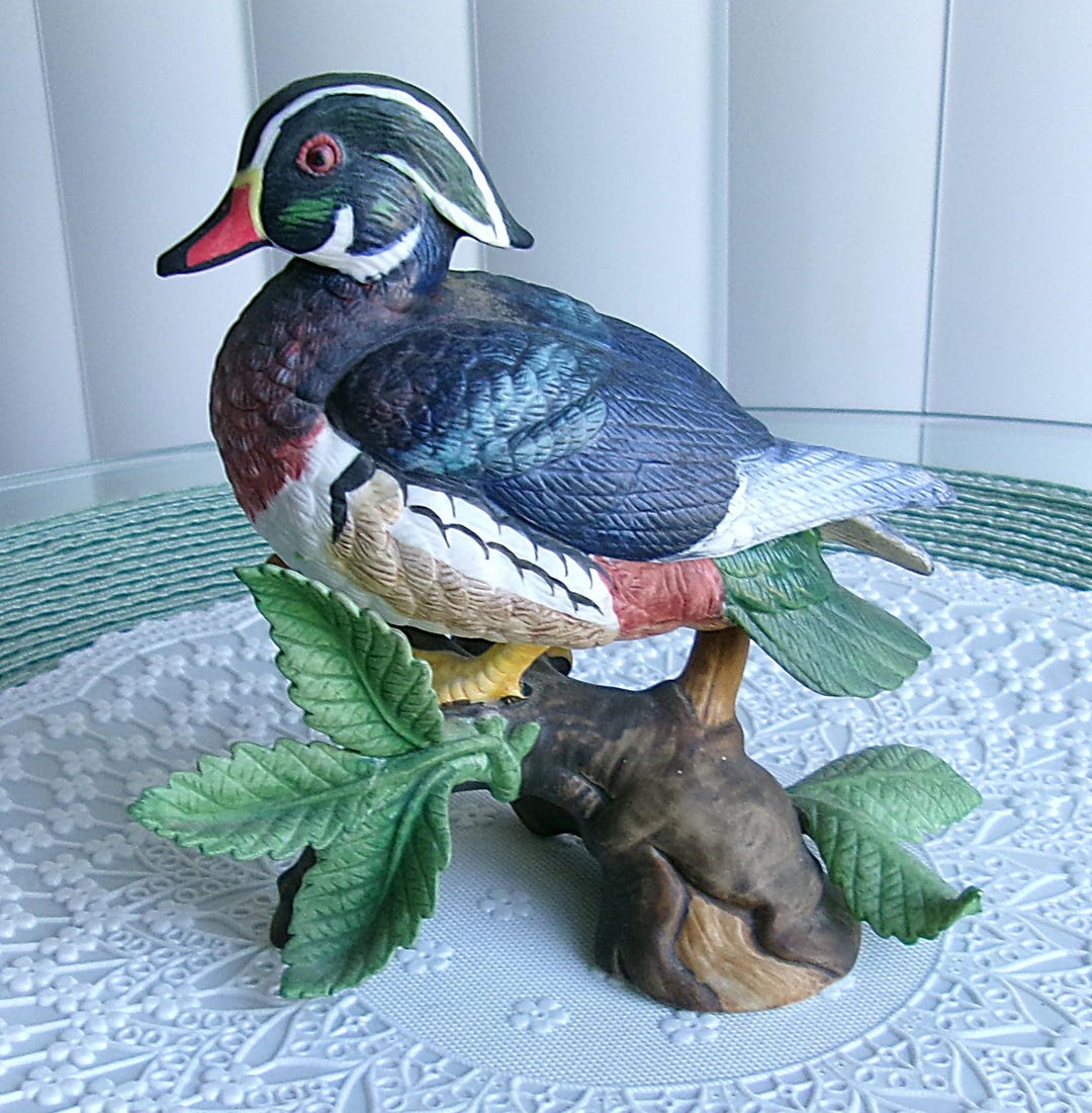 Lenox Porcelain Wood Duck Figurine - Etsy