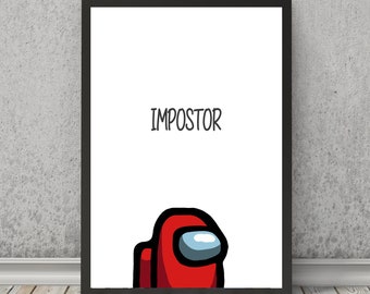 Among Us Wall Decals | Etsy