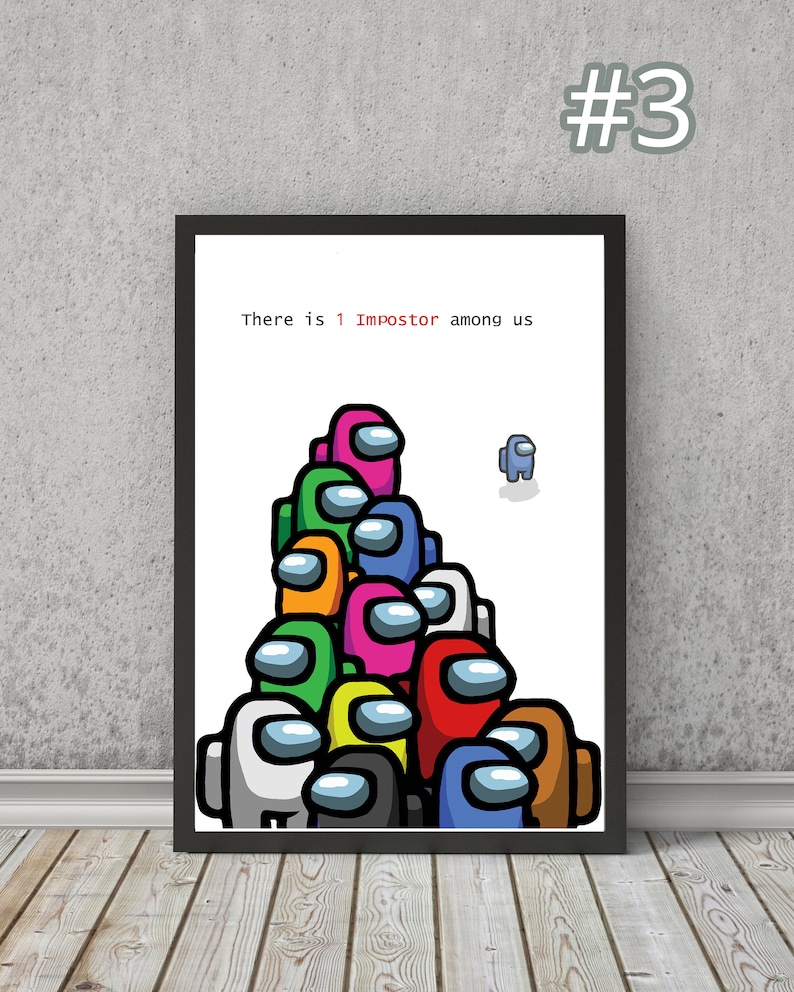 AMONG US POSTERS Wall Decor Gamer Boys Girls Bedroom Print - Etsy