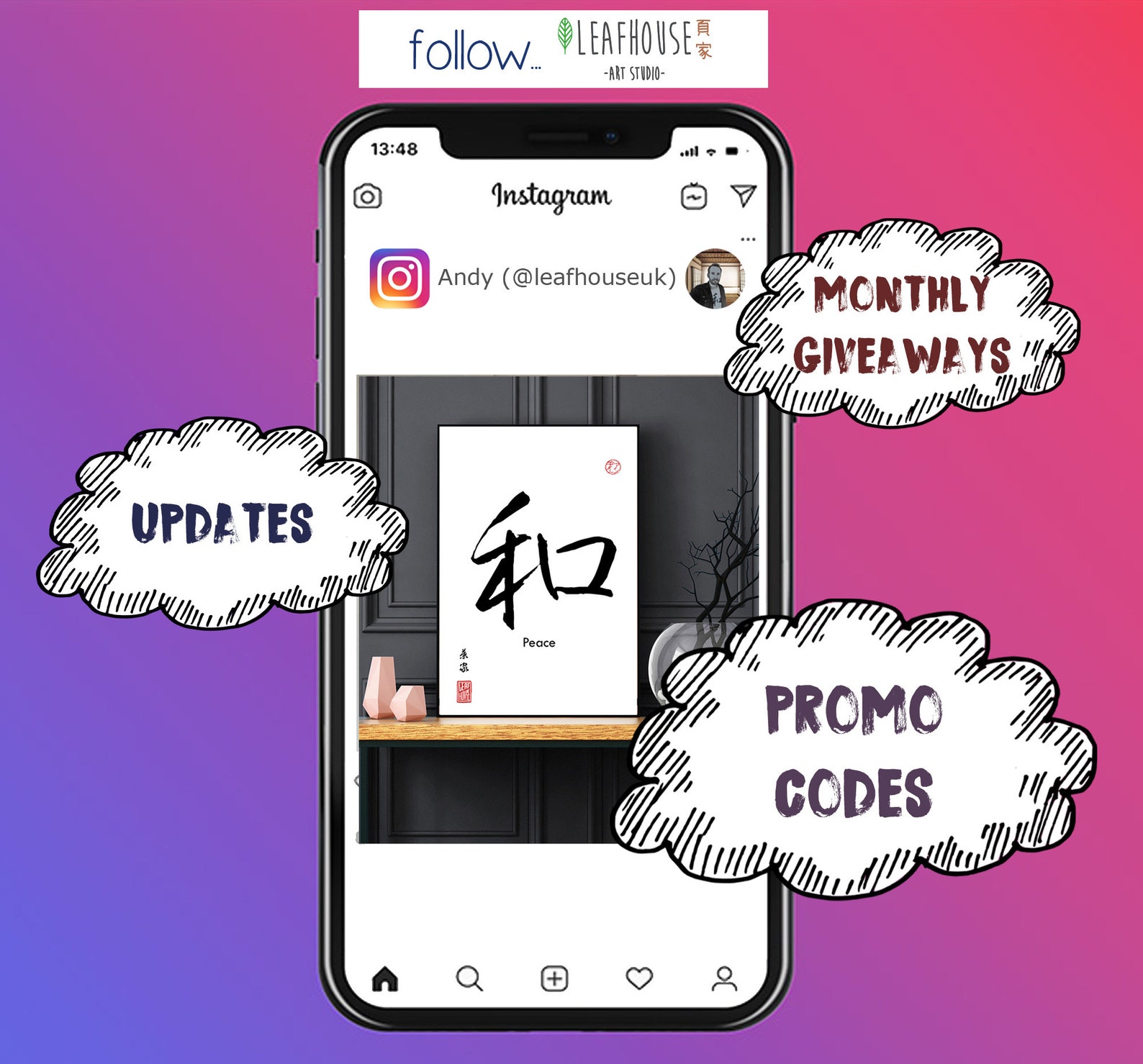 GOOD LUCK Japanese Calligraphy Symbol Print Gift Decor Wall | Etsy