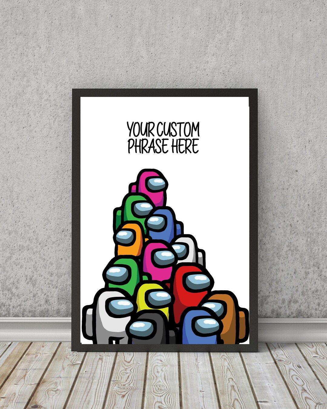 AMONG US Poster Custom / Personalised - Gamer Decor Boys Girls Bedroom ...