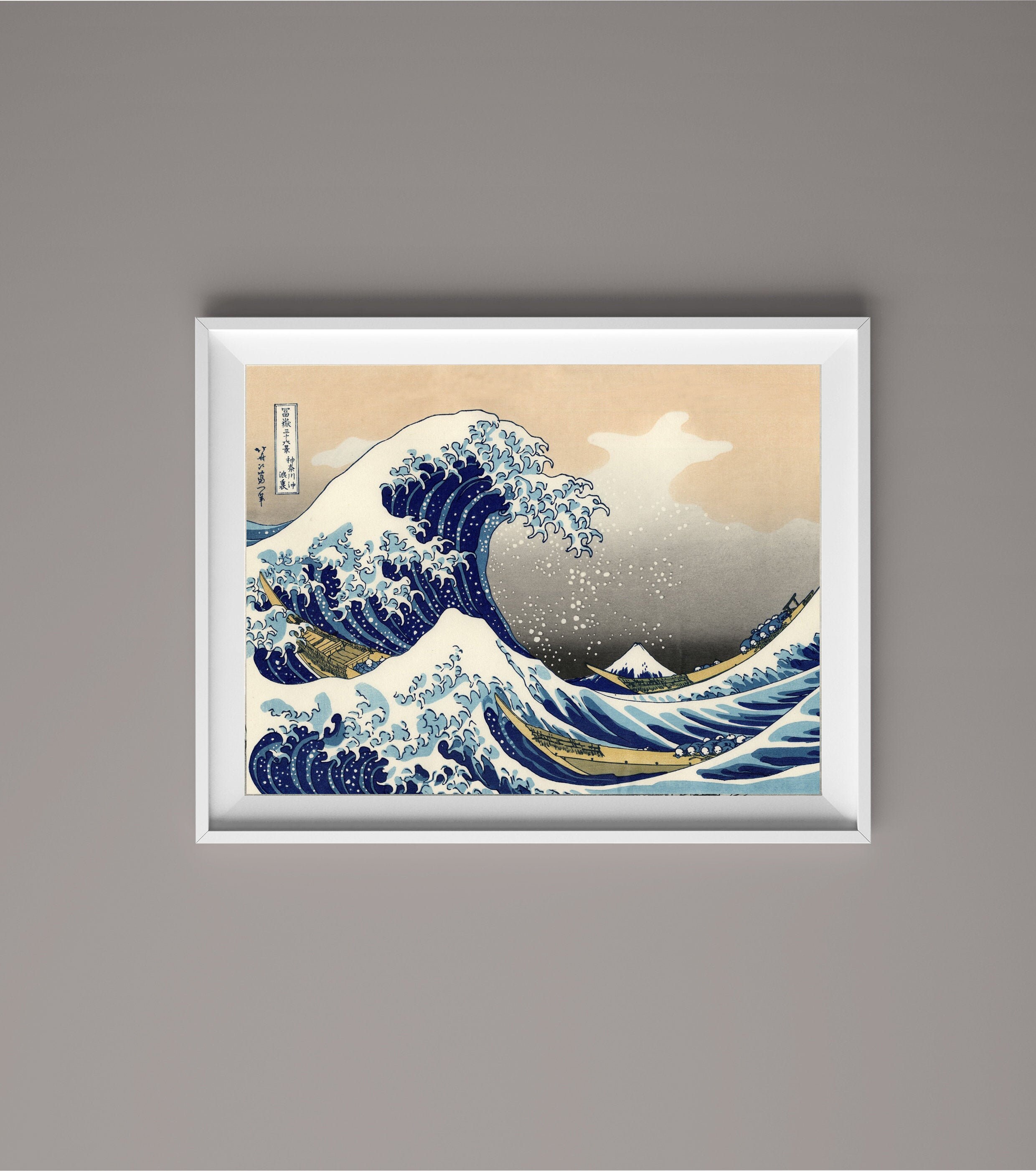 The Great Wave off Kanagawa Japanese Art Prints Vintage | Etsy