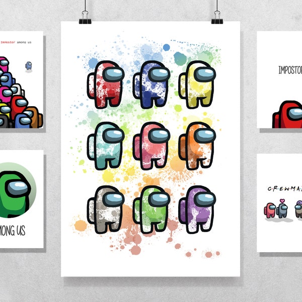 Among Us Art - Etsy UK
