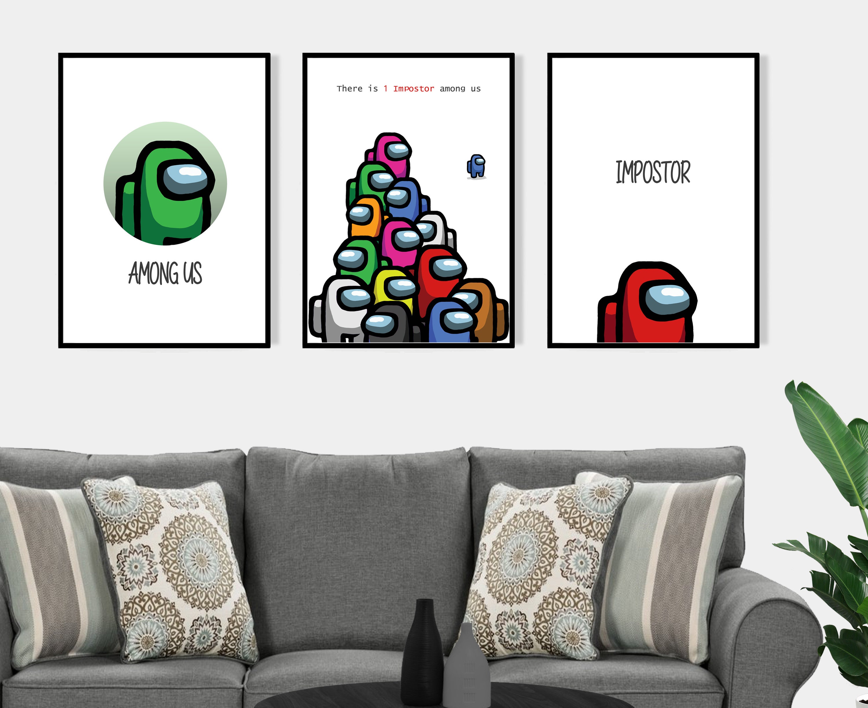 AMONG US POSTERS Wall Decor Gamer Boys Girls Bedroom Print - Etsy