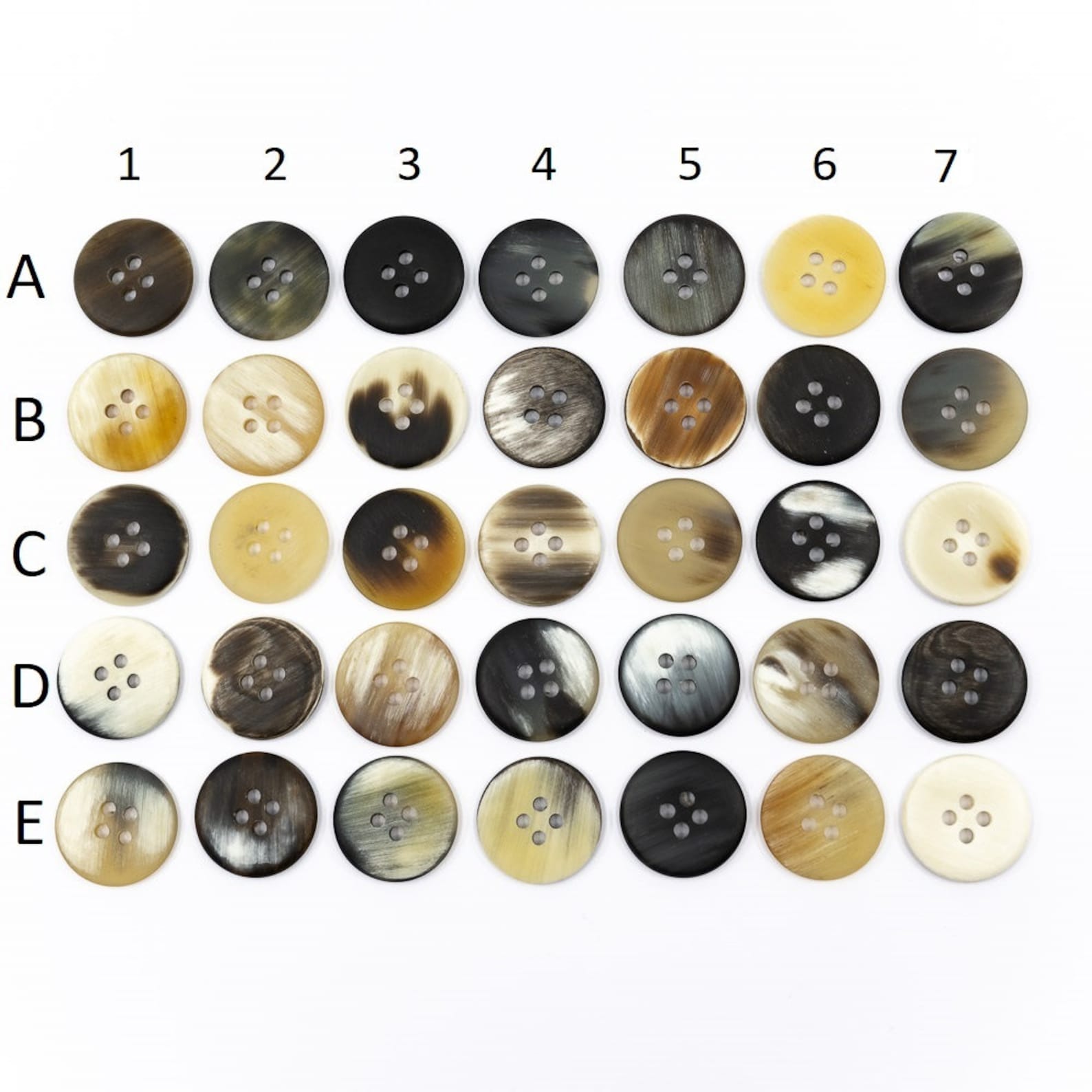 Genuine Horn Buttons in Various Sizes, Fancy Buttons for Sewing and ...