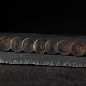 Brown Buttons 10mm, 15mm, 20mm, 23mm, 25m, 28mm Perfect for Suit ...