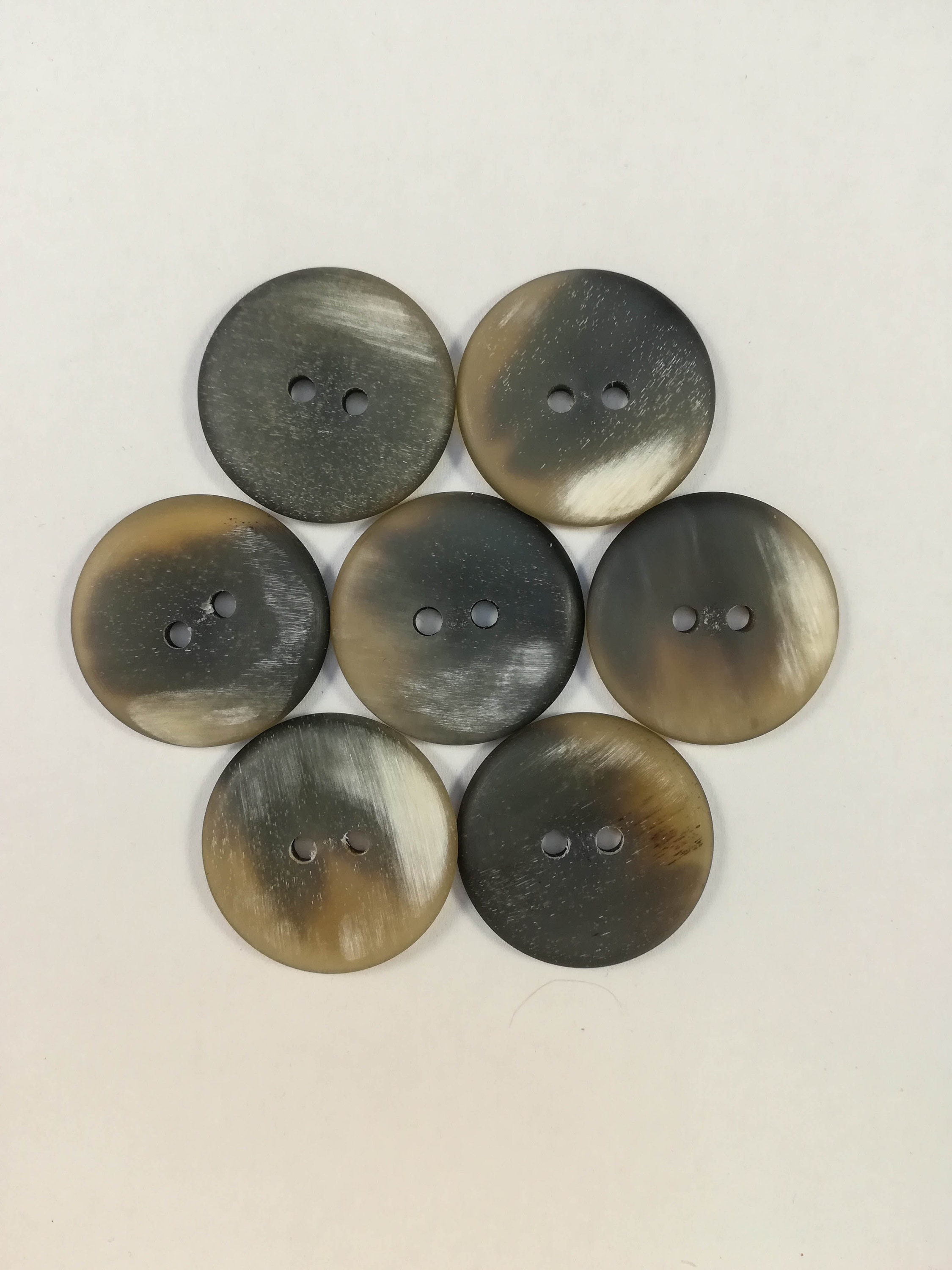 Handmade Horn Buttons in Various Sizes - Unique and Eco-friendly ...