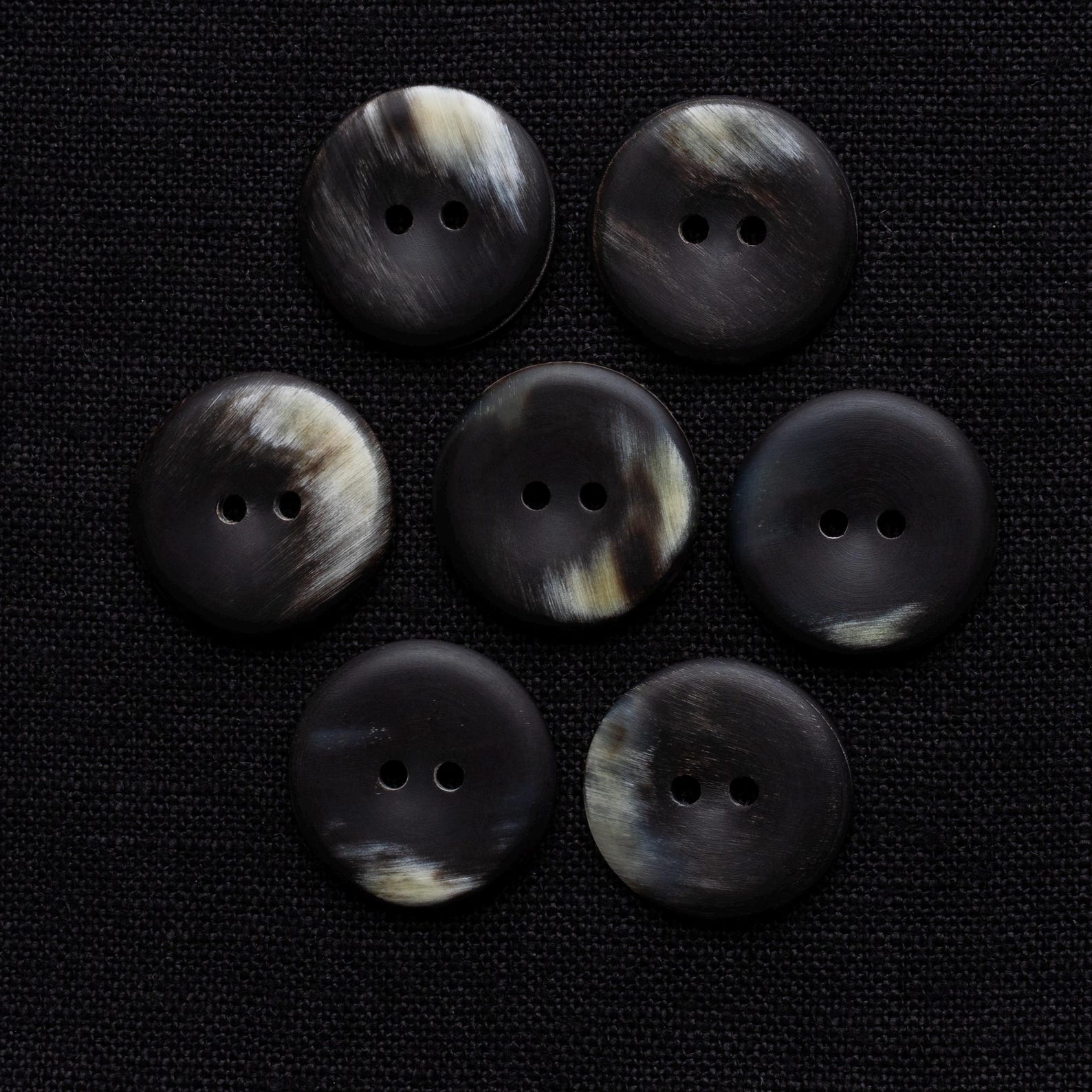 Real Horn Buttons With 2 Holes / Sizes 11mm - 50mm - Etsy