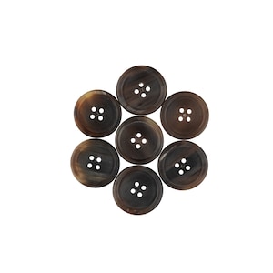 Brown Buttons 10mm, 15mm, 20mm, 23mm, 25m, 28mm Perfect for Suit ...