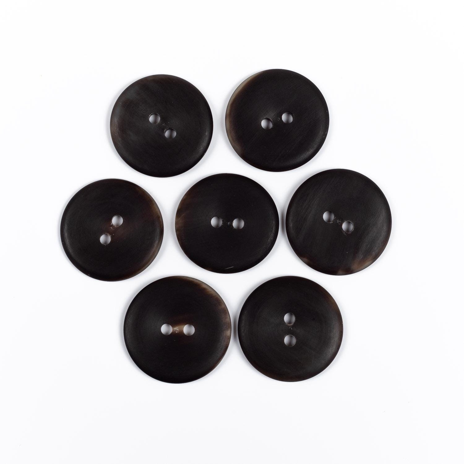 Natural Ox Horn Buttons | Handmade Horn Button | Craft and Knitting ...