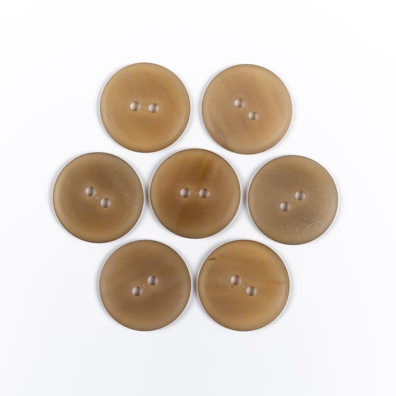 Natural Ox Horn Buttons | Handmade Horn Button | Craft and Knitting ...