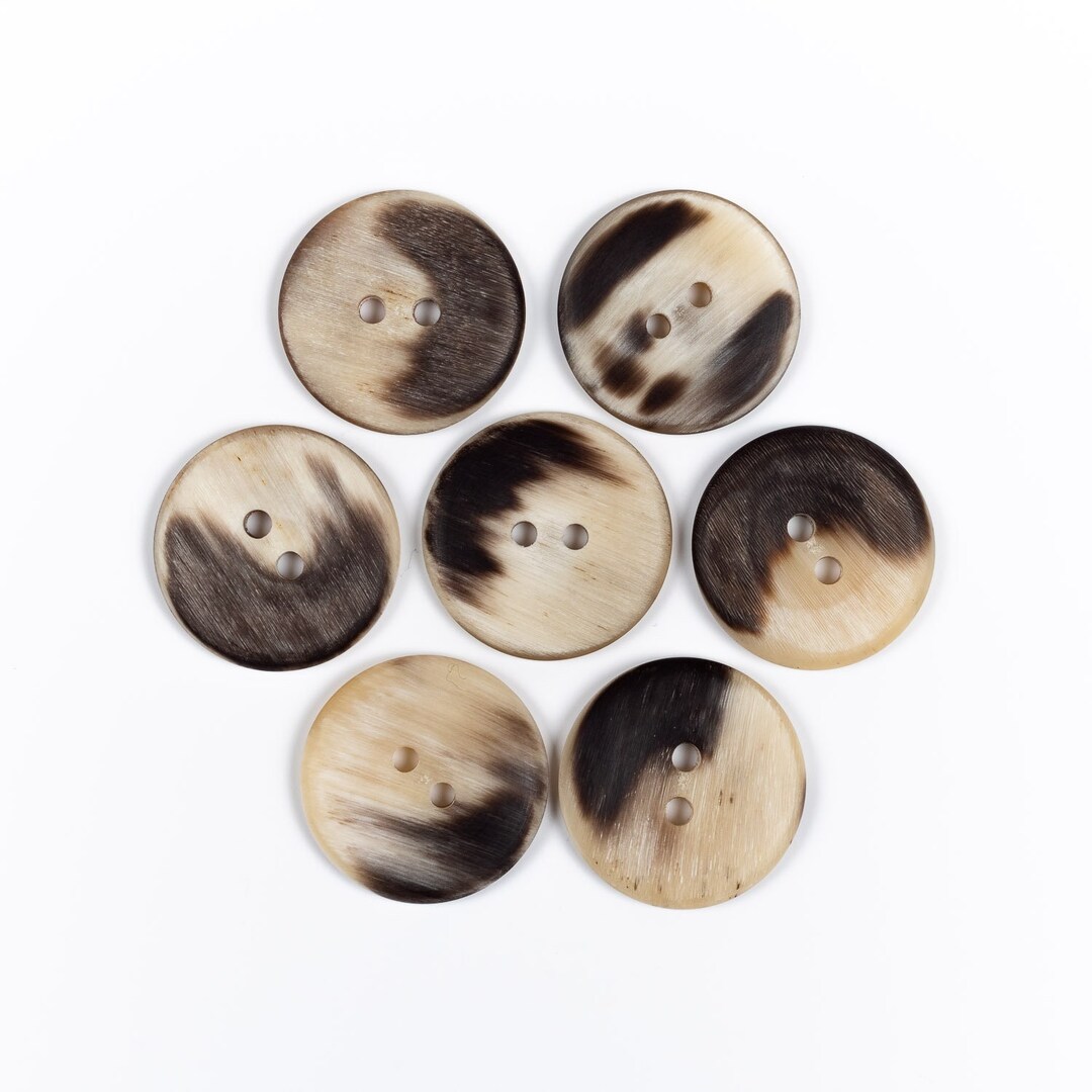 Handmade Real Horn Buttons for Unique and Stylish Garments - Etsy