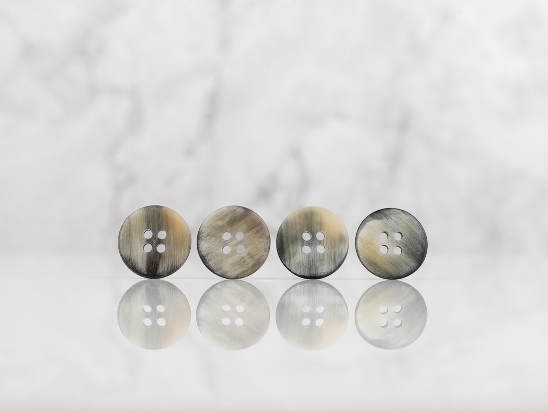 Natural Horn Buttons in Various Sizes, Fancy Buttons for Sewing and ...