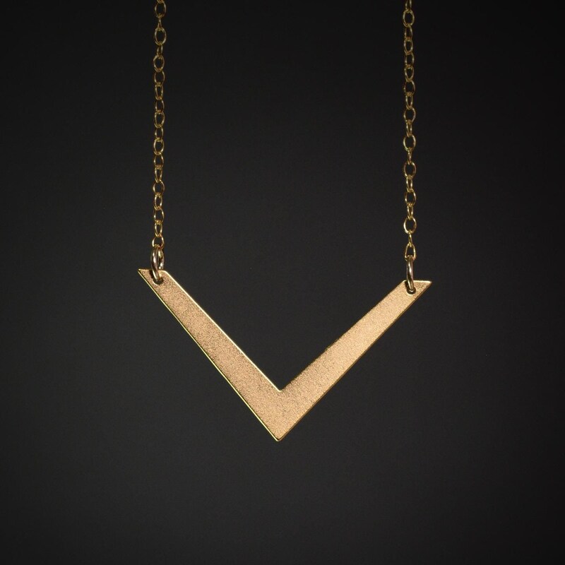 Chevron Necklace - Etsy