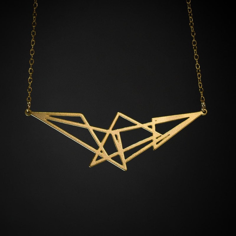 Geometric Necklace - Etsy