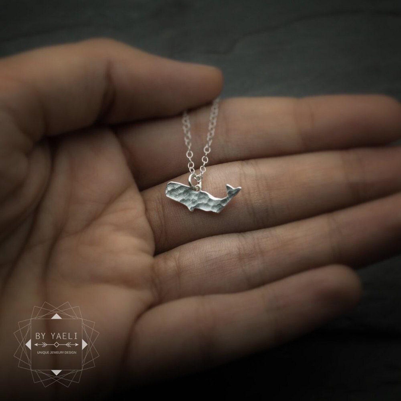 Sperm Whale Necklace Tiny Ocean Necklace Silver Whale Jewelry - Etsy