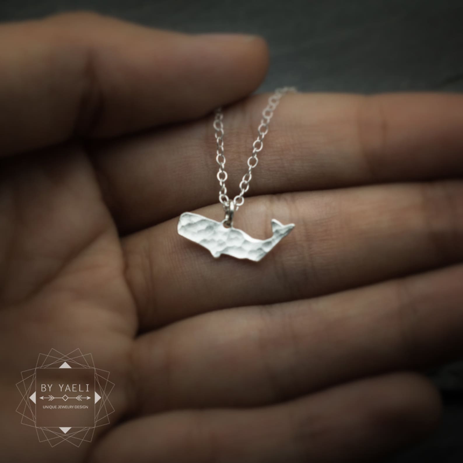 Sperm Whale Necklace Tiny Ocean Necklace Silver Whale Jewelry - Etsy