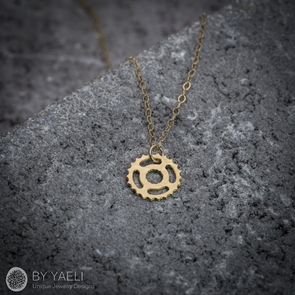 Gear Necklace - Etsy