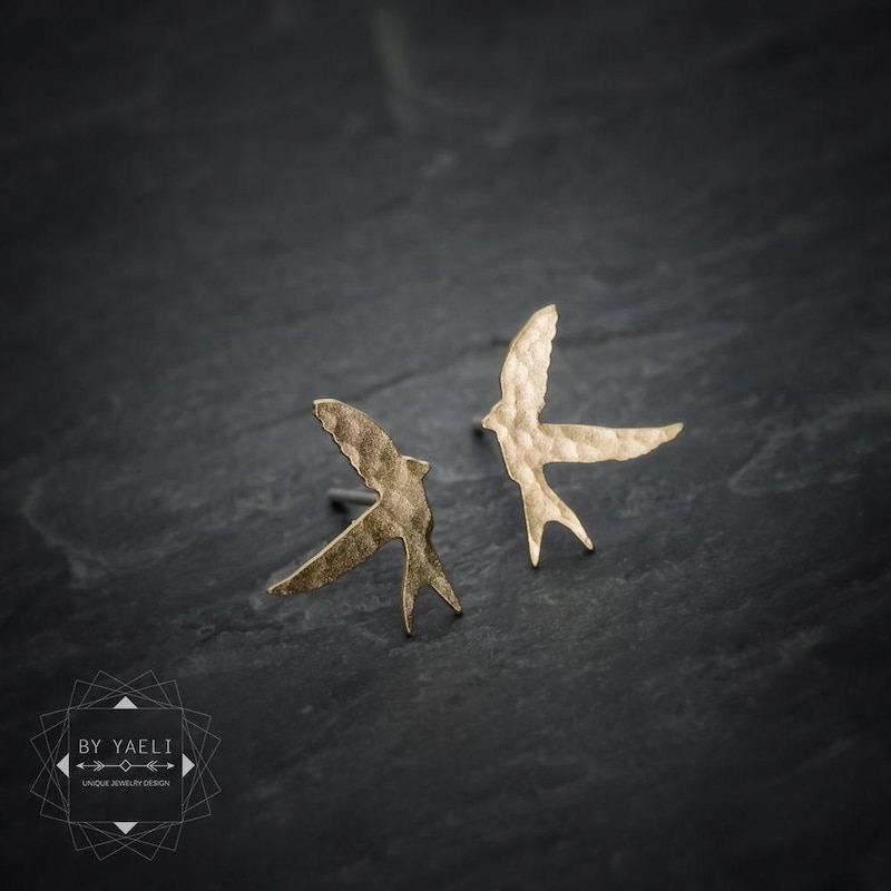 Swallow Earrings - Etsy