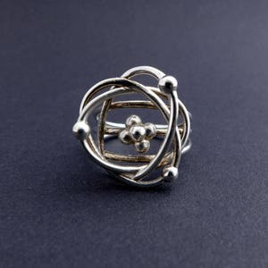 Atomic Model Chemistry Ring | Etsy