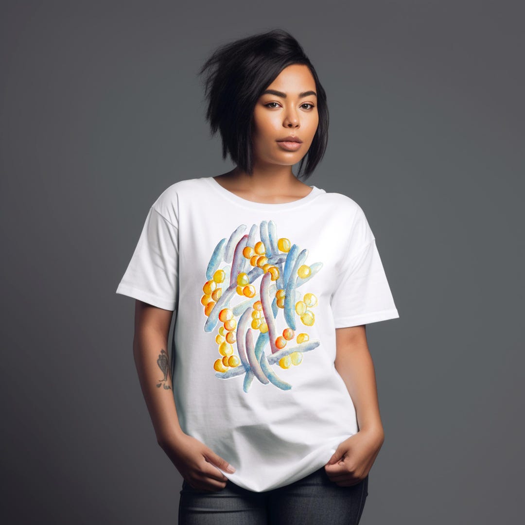 Gut Microbiome T-shirt - Microbiology T-shirt, Nutrition Gift, Gift for ...