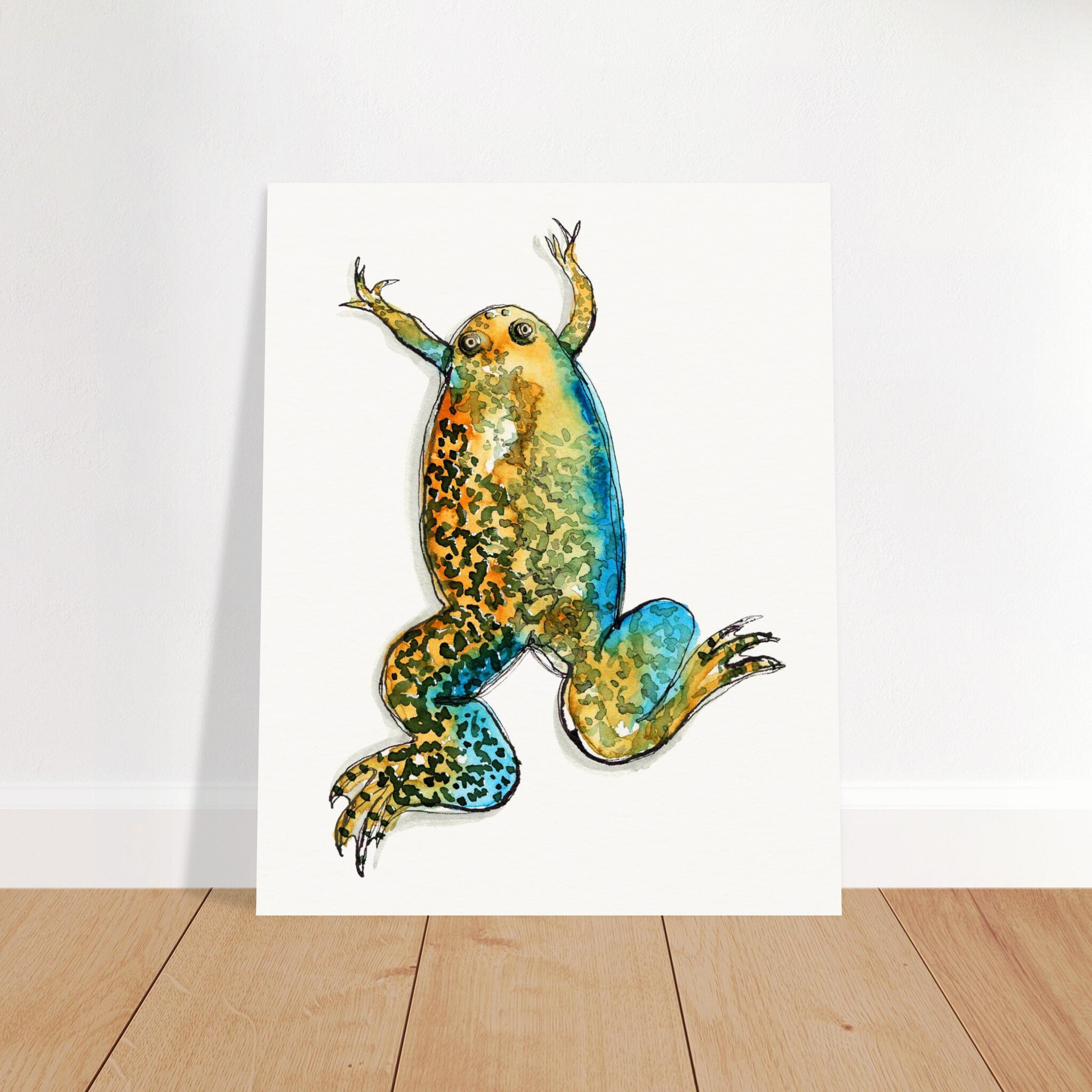Xenopus African Clawed Frog Art Print - Science Wall Art, Biology Gift ...