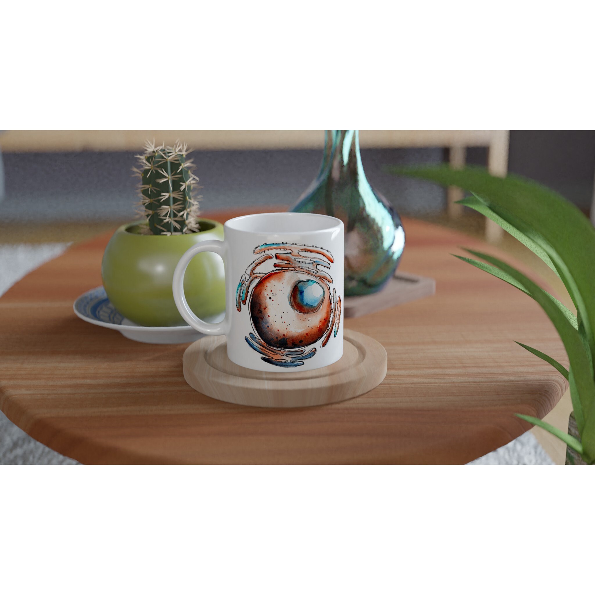 Cell Nucleus Mug - Science Gift, Cell Biology Coffee Cup, Gift for ...