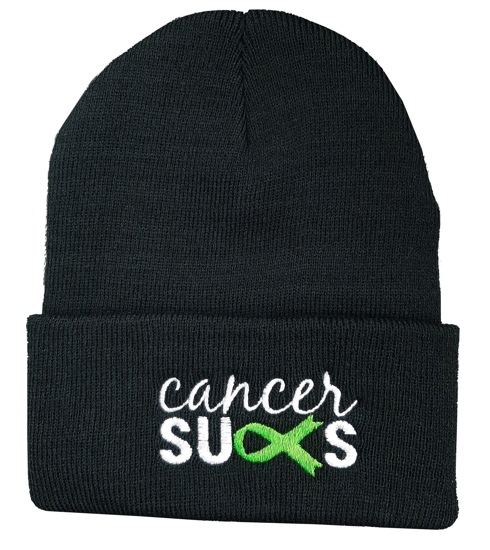 Cancer Sucks Embroidered Winter Hat Beanies Multiple Ribbon | Etsy