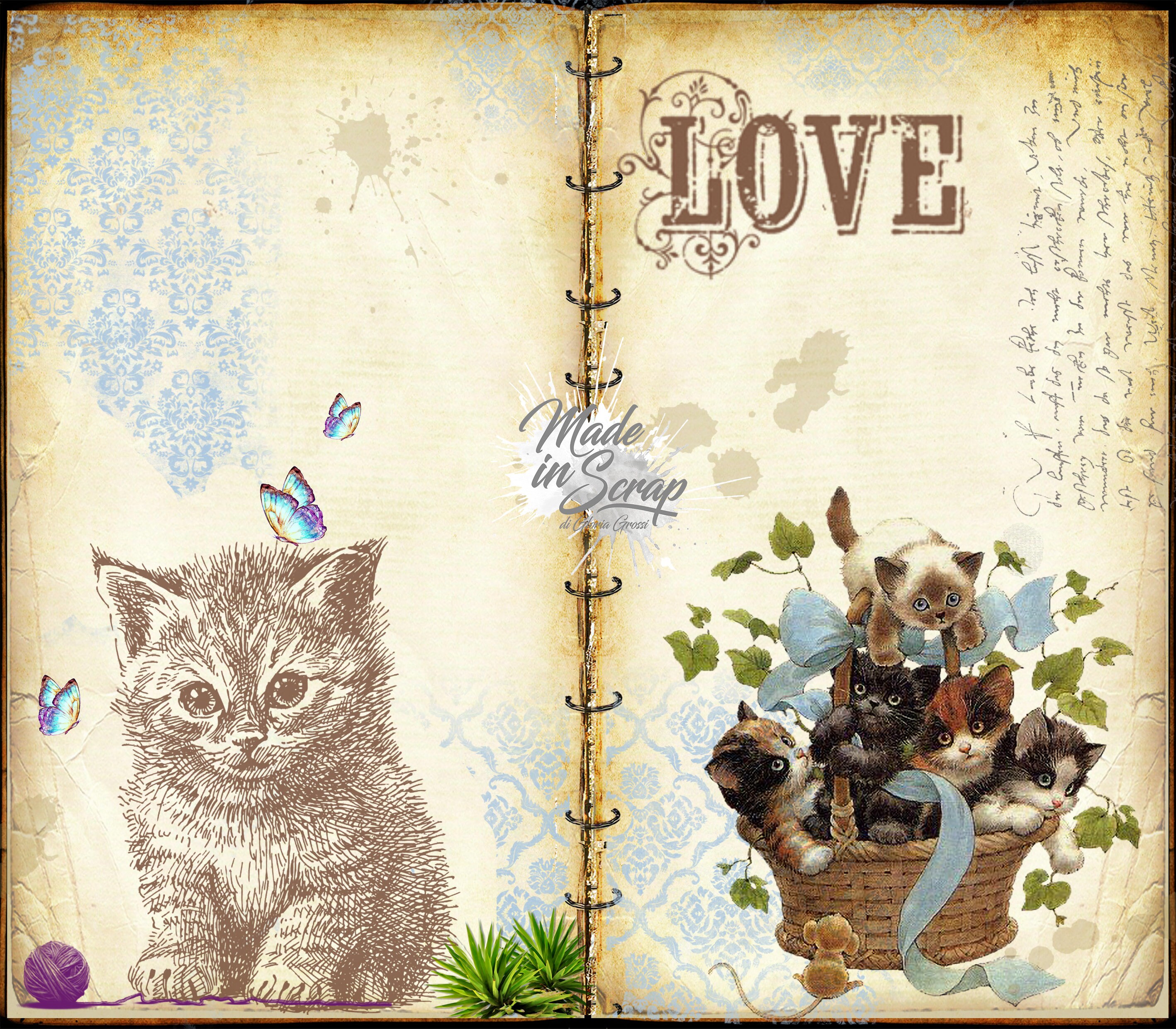 My Sweet Kittens Journal - Etsy
