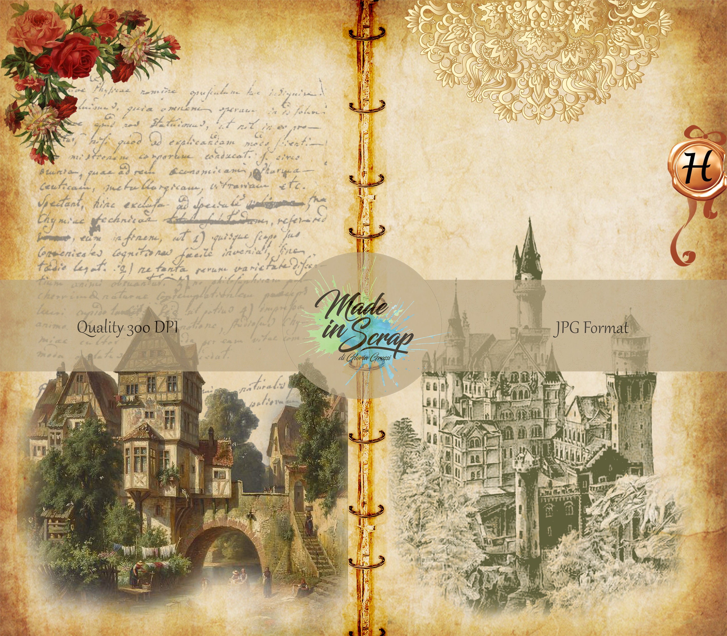 Ancient Castles Journal - Etsy