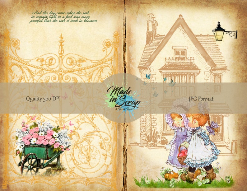 Holly Hobbie Digital Journal - Etsy