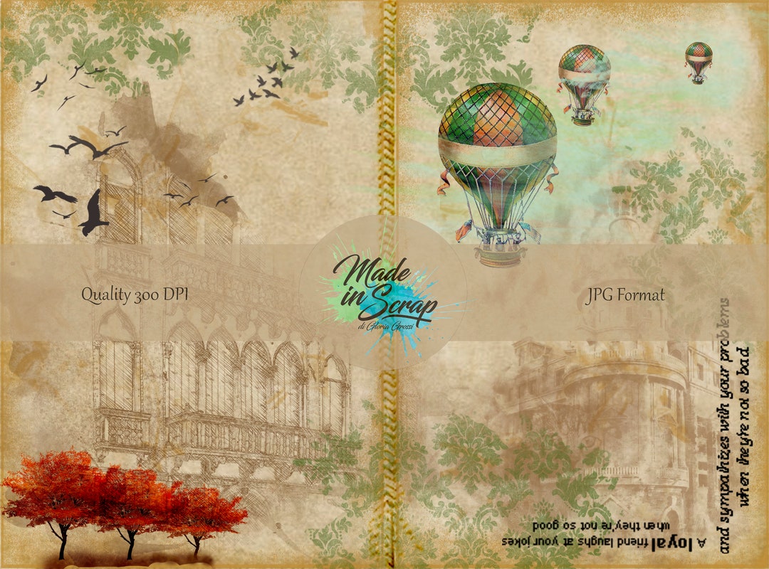 Hot Air Balloon Journal - Etsy