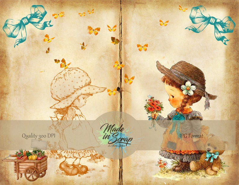 Holly Hobbie Digital Journal - Etsy