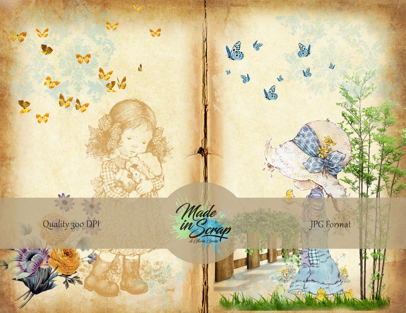 Holly Hobbie Digital Journal - Etsy