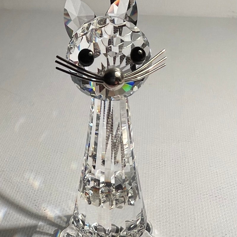 Swarovski Cat - Etsy