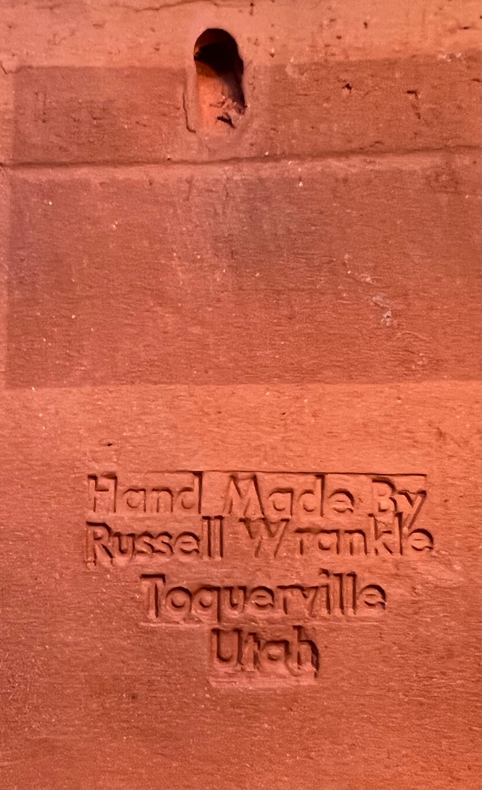 Russell Wrankle 6”x6” Tile Toquerville UT SLIP TEXTURE - Etsy