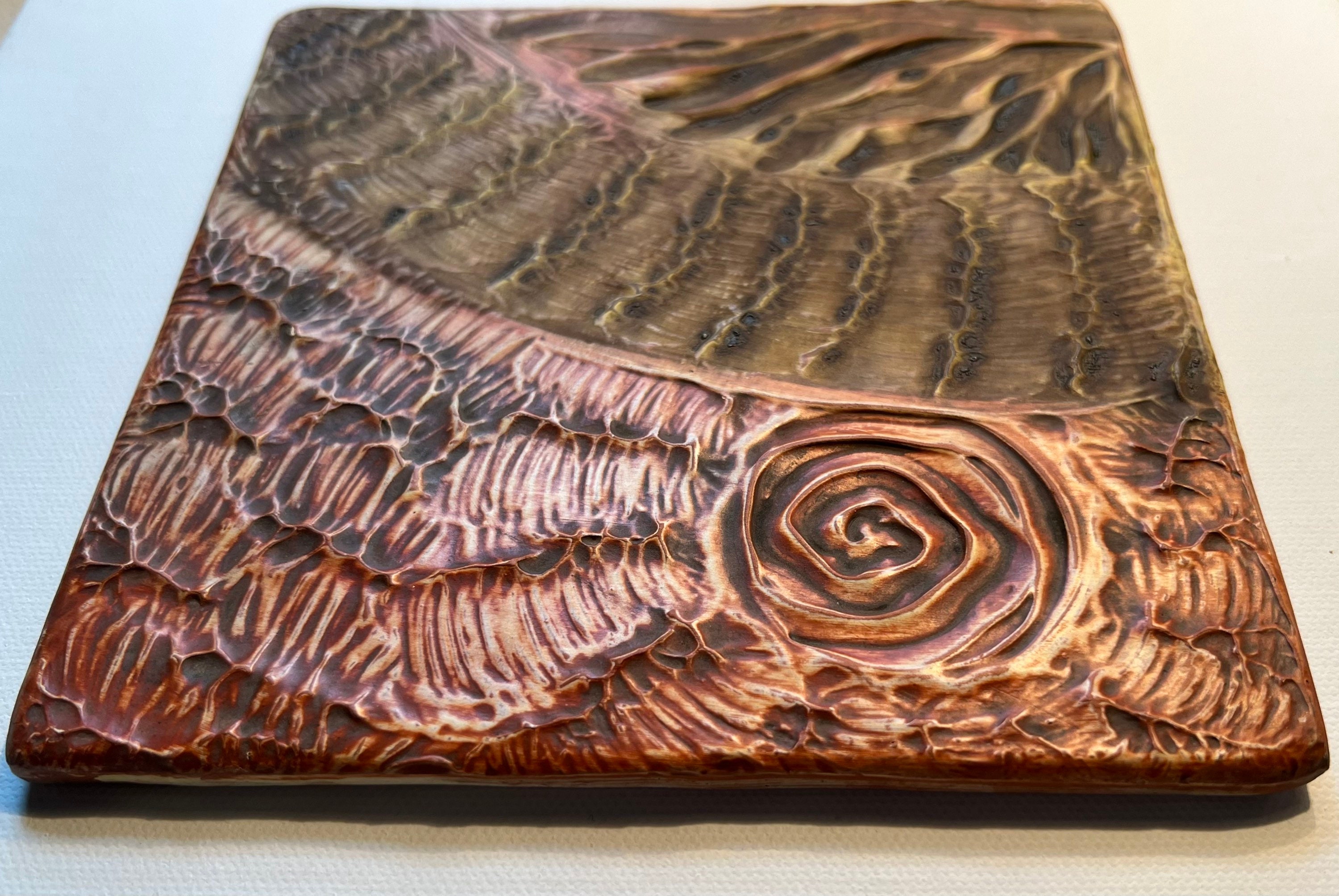 Russell Wrankle 6”x6” Tile Toquerville UT SLIP TEXTURE - Etsy