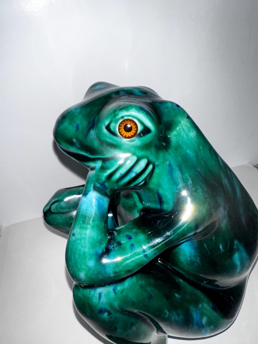 Frog Thinker GARDEN/PATIO WHIMSY - Etsy