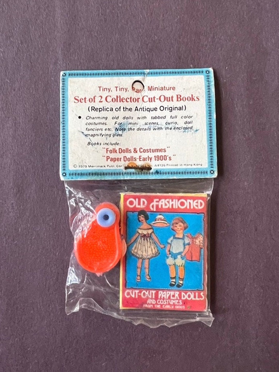 Miniature Cut Out PAPER DOLLS 1979 Merrimack Publishing NY With ...